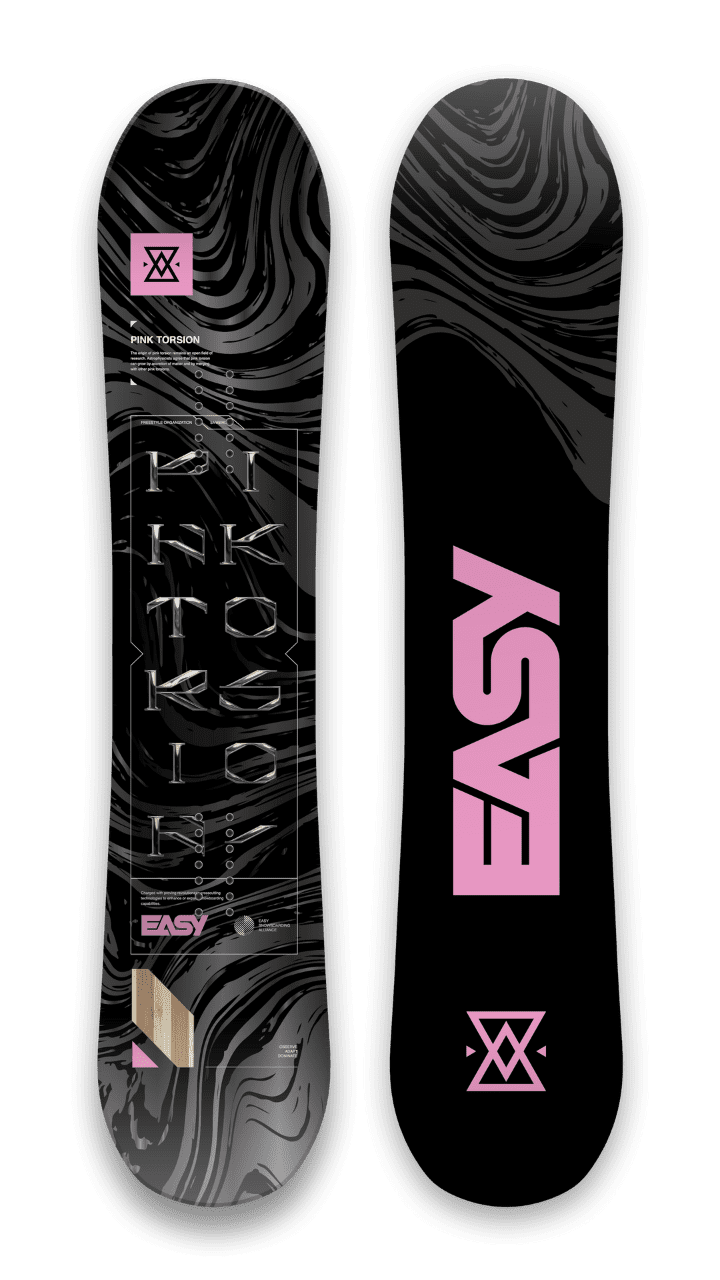 Snowboard Femme Easy Pink Torsion